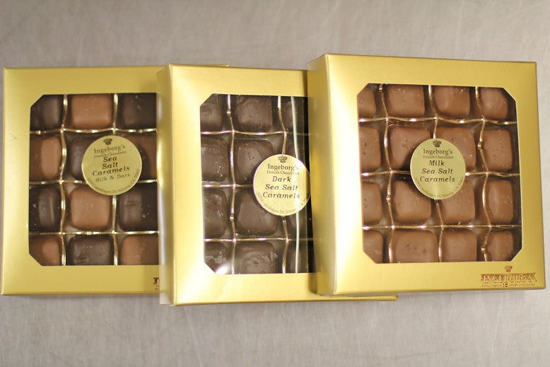 Sea Salt Caramels – Ingeborg's Danish Chocolates Inc.